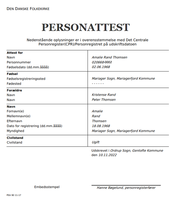 Sprogbilag - EU's Legaliseringsforordning – P-Supportforum